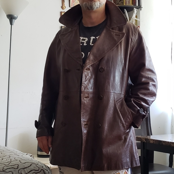 Mexx | Jackets & Coats | Real Leather Vintage Jacket Mexx | Poshmark